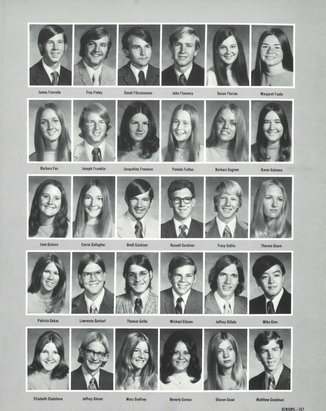 1973 Senior Portraits