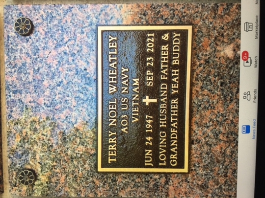 Terry Noel Wheatley (Deceased), Fullerton, CA California