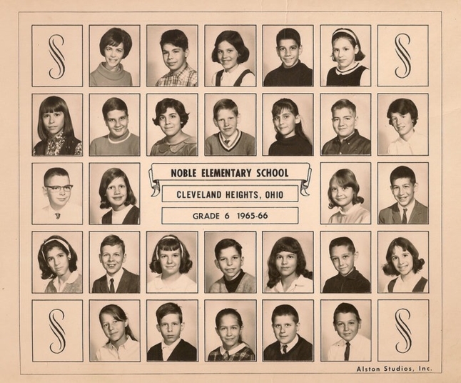 Noble Road Elementary School (Cleveland Hts Ohio) Class of 1966,